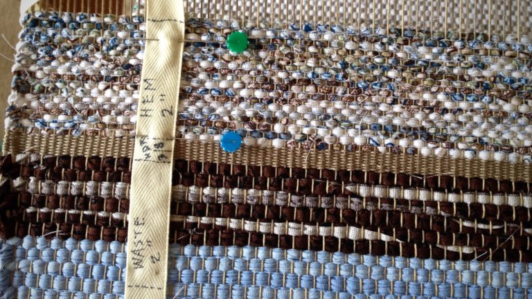 How to Begin a Rag Rug – Warped for Good