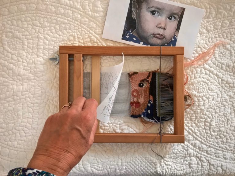 Tapestry Portrait Progress – Warped for Good