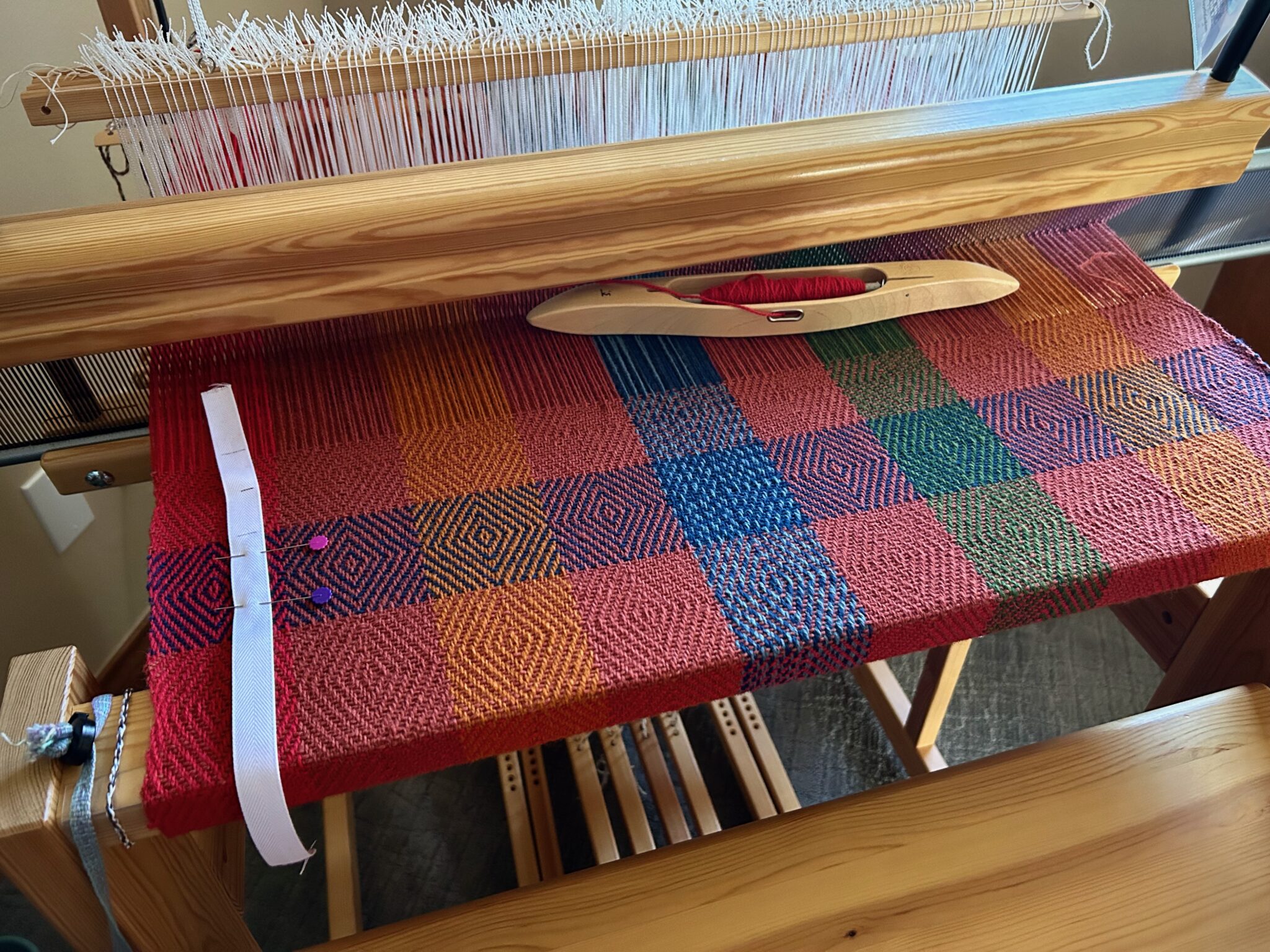 Goose-Eye Squares in Wool – Warped for Good